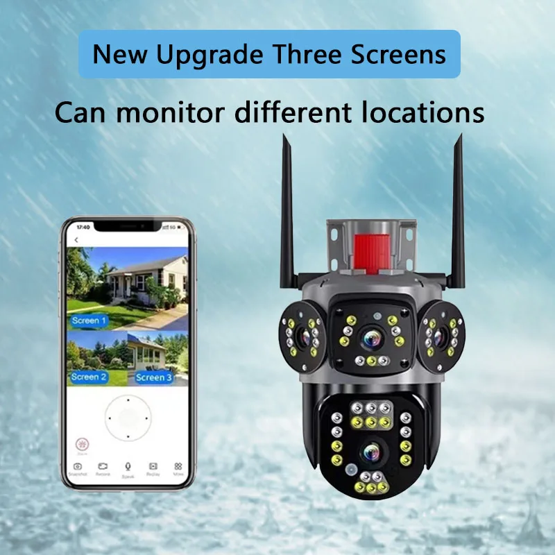 Three-eye-monitoring-household-high-definition-remote-wireless-camera ...