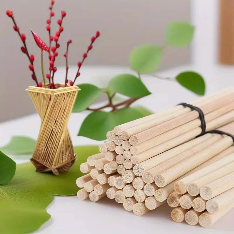 4Size Round Wooden Craft Sticks for Crafts Making Cake Dowel DIY ...