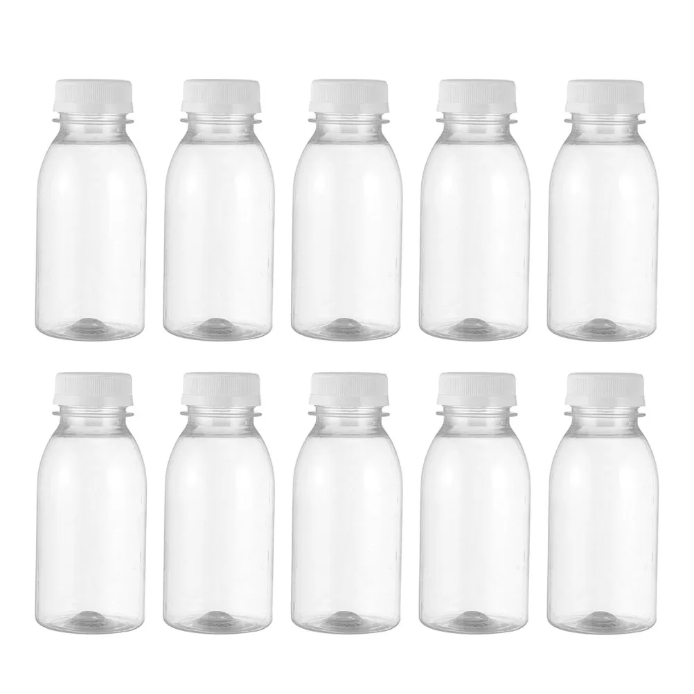 Bottles-Juice-Plastic-Milk-Empty-Bottle-Clear-Reusable-Containers-Caps ...
