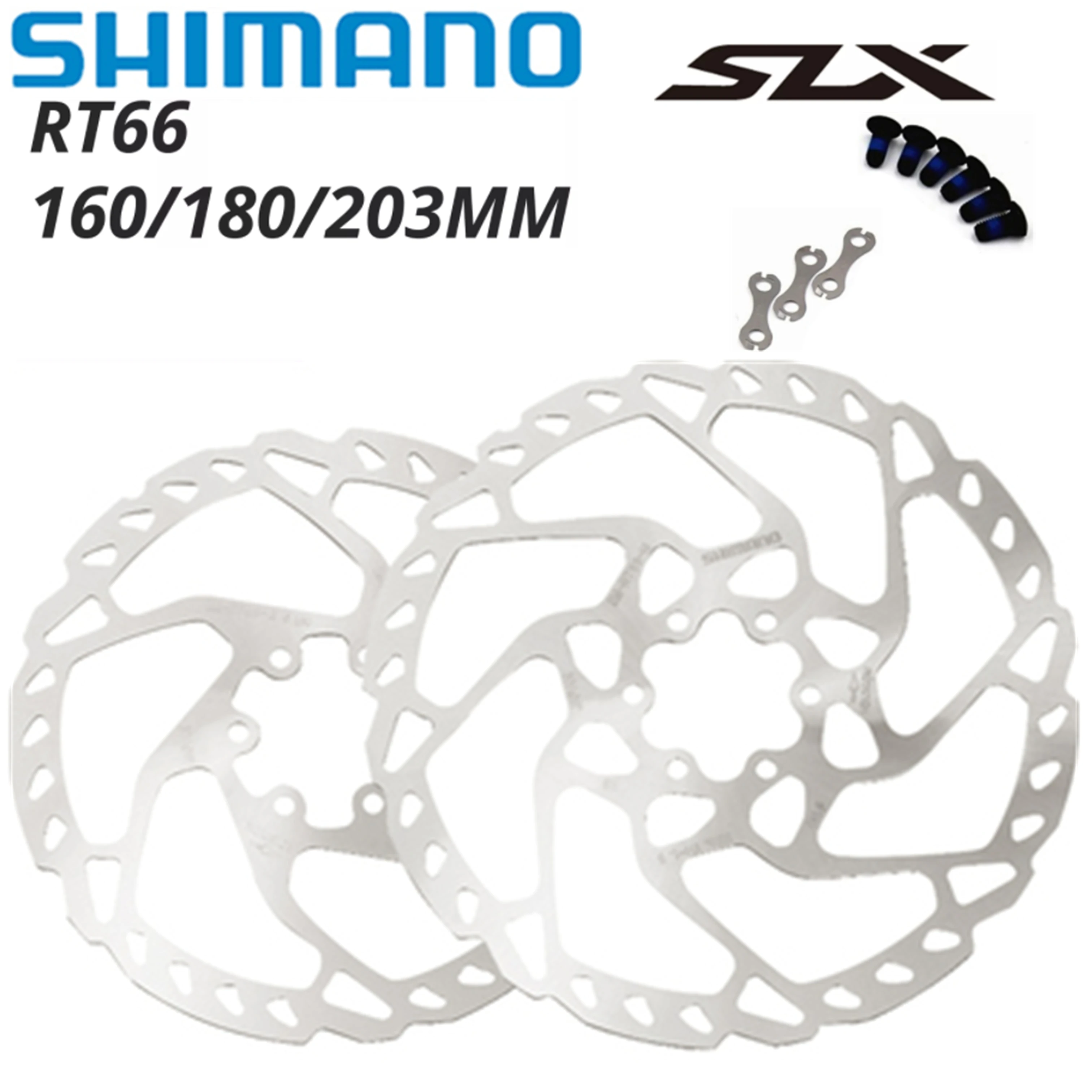 SHIMANO SLX M7000 SM RT66 브레이크 디스크, 6 볼트 자전거 디스크 브레이크 디스크, 160mm, 180mm ...