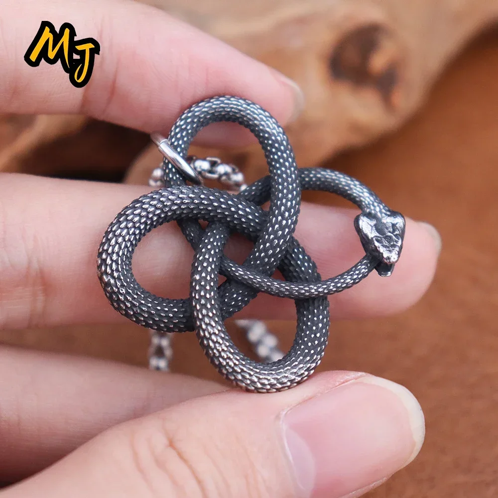 Viking-Vintage-Snakes-Necklace-for-Men-Women-Punk-Self-Devourer ...