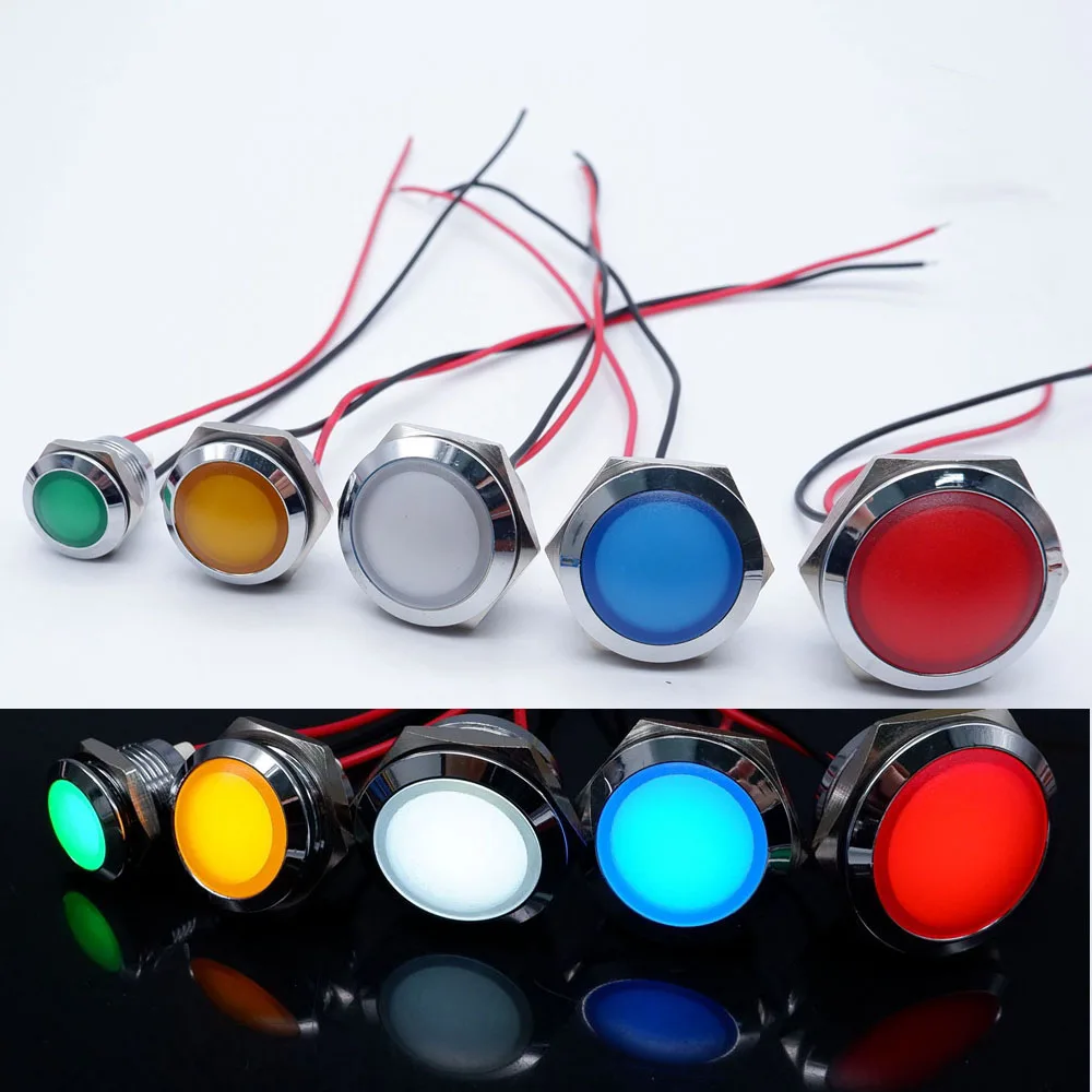 12-16-19-22mm-Metal-LED-Indicator-Light-Warning-LED-Signal-Light-12v ...
