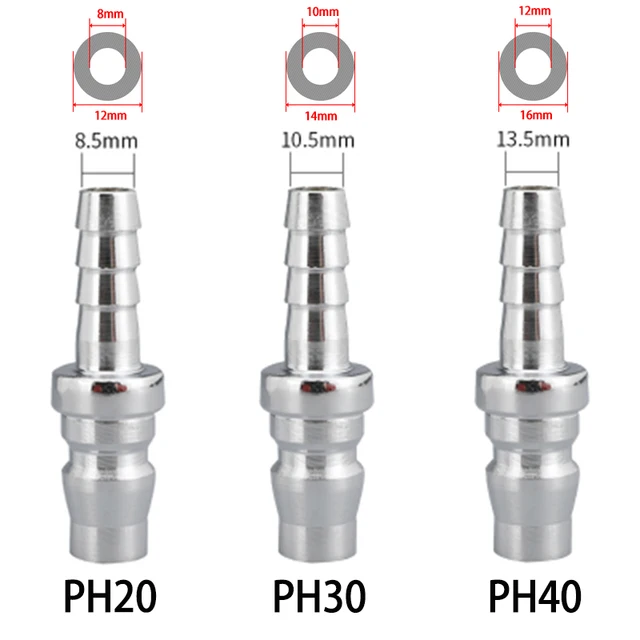 SH PH SP PP SM PM SF Pneumatic Connector Rapidities for Air Hose ...