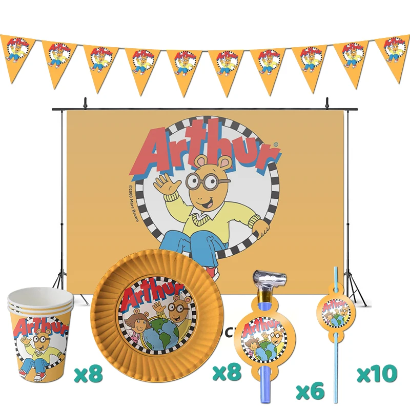 Arthur-Themed-Song-Birthday-Party-Decorations-Anime-Theme-Supplys ...
