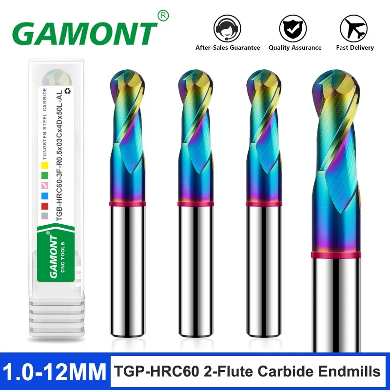 GAMONT-fresas-de-extremo-de-bola-de-aluminio-cortador-de-fresado ...