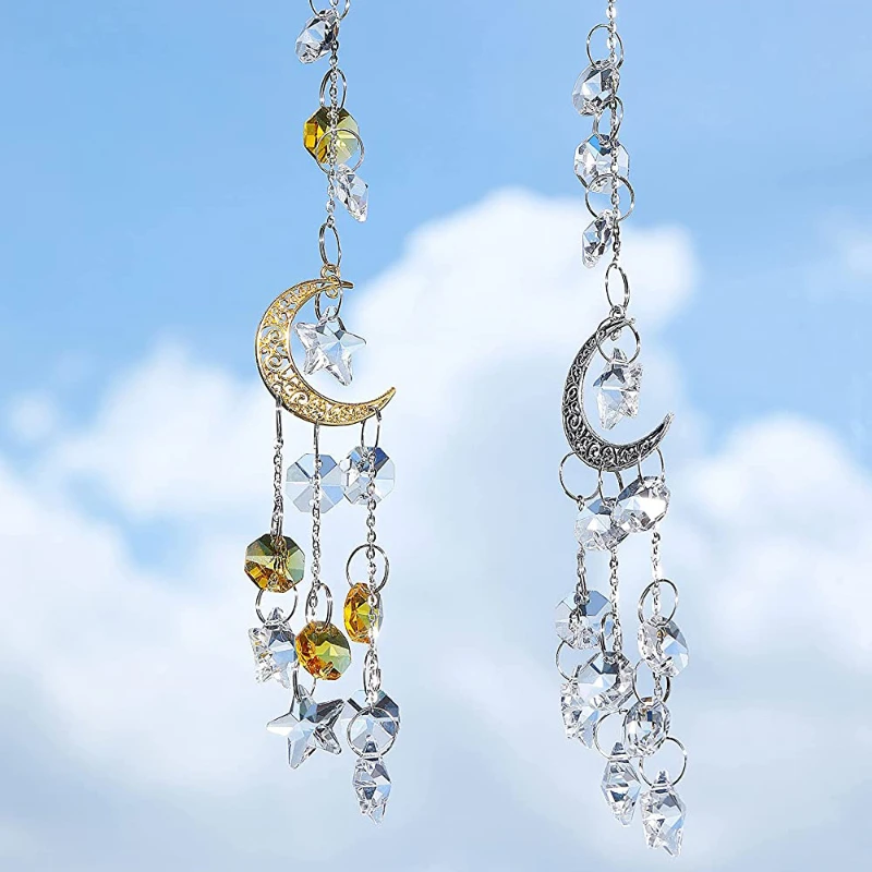 Wedding-Christmas-Gift-Crystal-Prism-Suncatcher-Dreamcatcher-Hanging ...