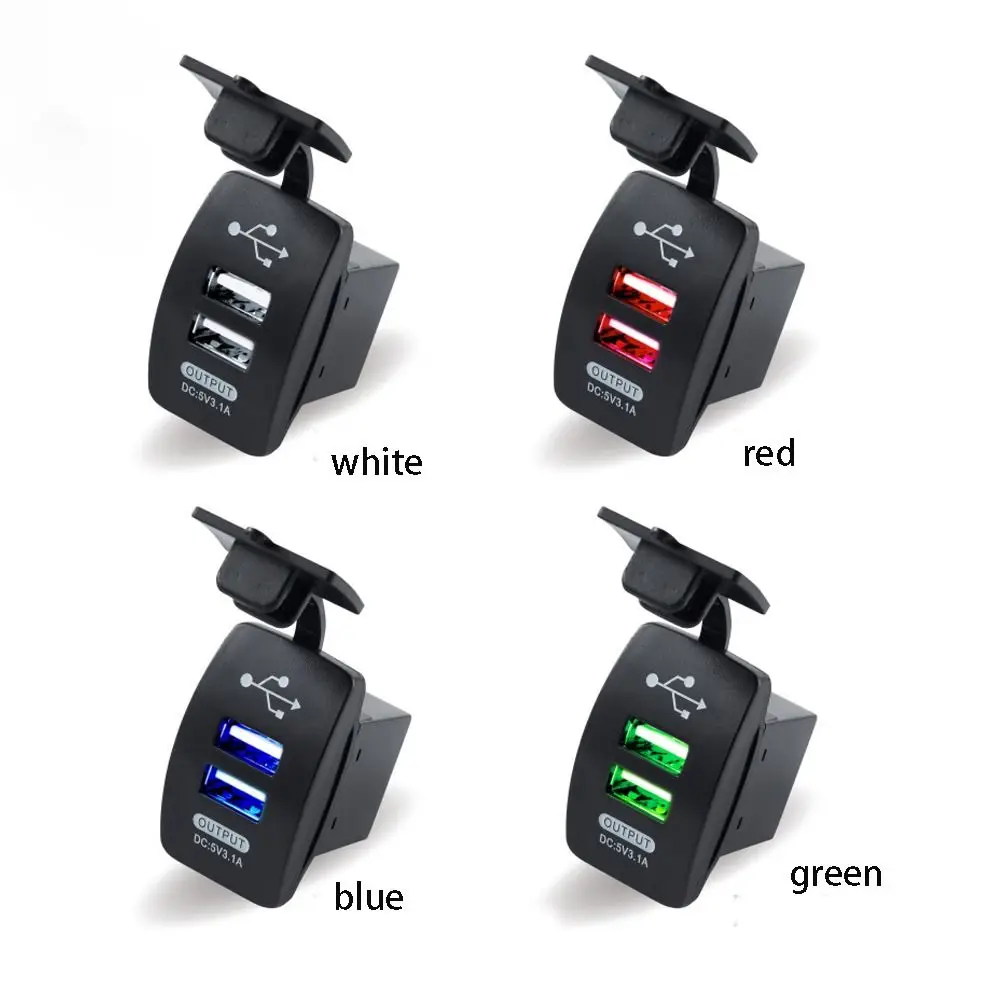 New Car & Motorcycle Waterproof Universal Auto Charger Adapter Mobile ...