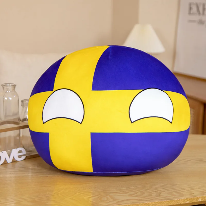 70 styles 10cm Country Ball Plush Toys Polandball Pendant Country Balls ...