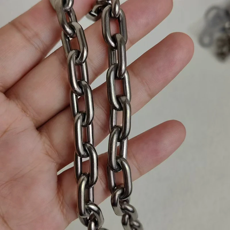 9-5mm-width-Pure-Titanium-Anti-allergy-Necklace-Anchor-link-Hand-Welded ...