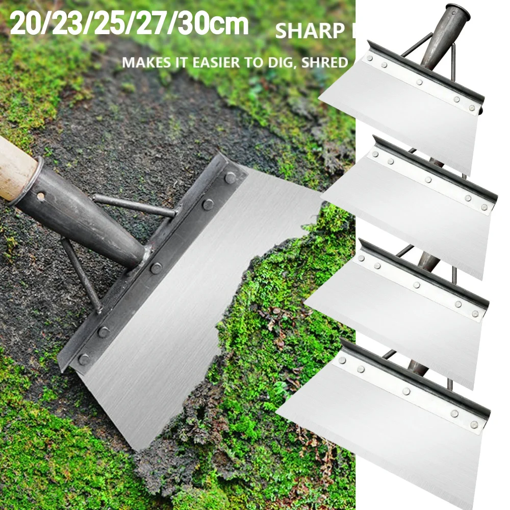 Steel-Flat-Shovel-Multi-Functional-Garden-Scraper-Shovel-Rust-Resistant ...