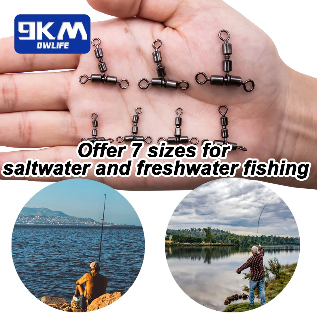 Farmhouse Autumn Decor PATIKIL T-Shape Fishing Swivels - 20 Pack Cross ...