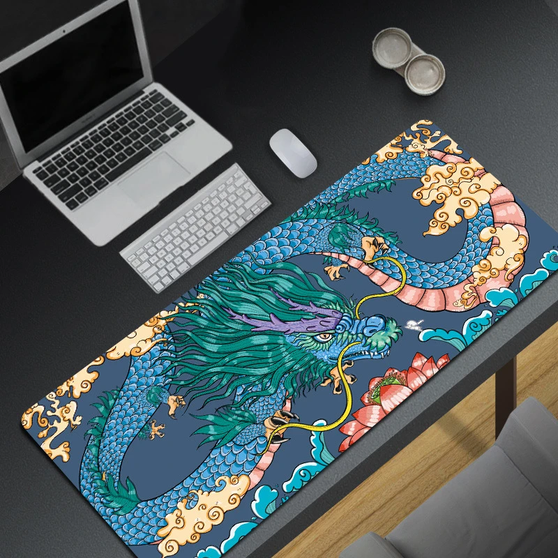 Chinese Dragon Custom Kawaii Large Mousepad Desk Laptop Pad Table ...