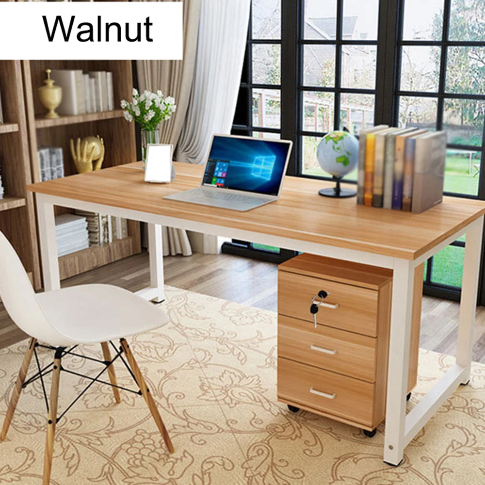 Minimalist Single-Person Computer Desk – Assorted Produce