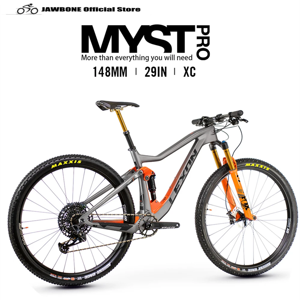 LEXON MYST PRO Full Suspension 29 Carbon Frame Mountain per bicicletta ...