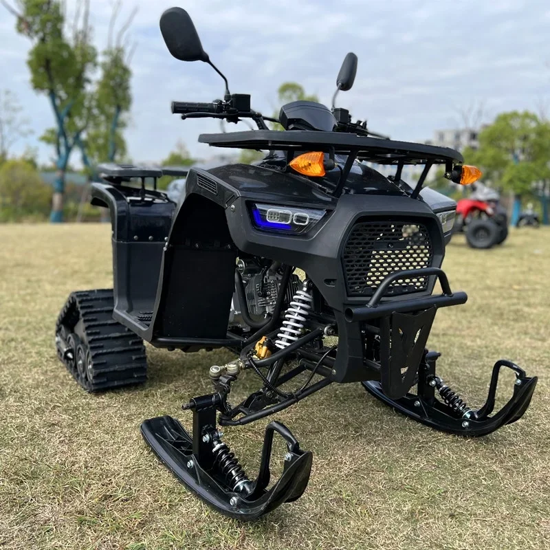 125cc-ATV-Snowmobile-Tracked-Sled-Cross-Country-Ski-Vehicle-Gasoline ...