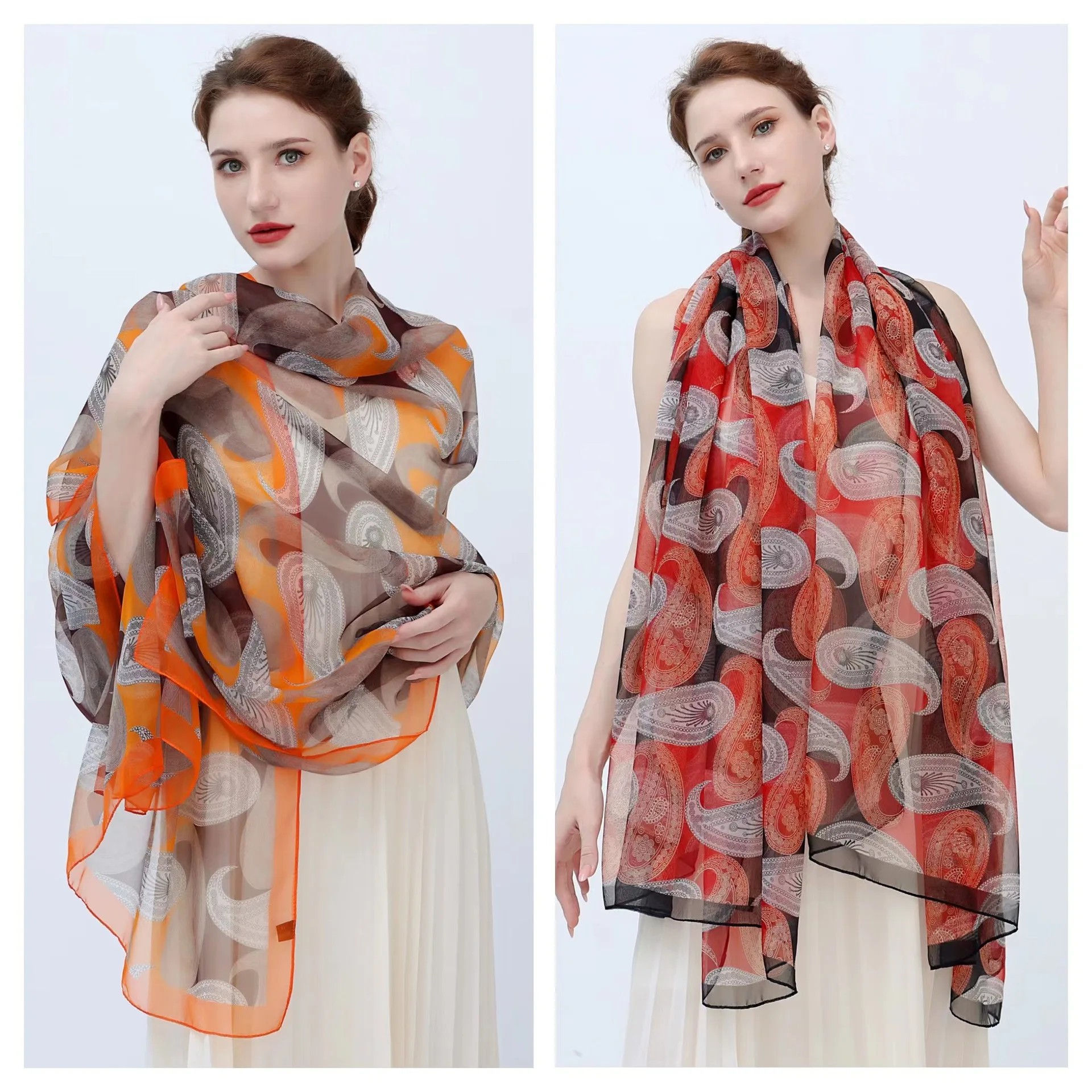 Silk-Scarf-Fashion-Design-Neck-Hair-Foulard-Female-Luxury-Hijab-Women ...