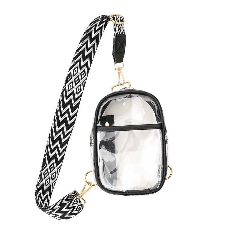 New-Unisex-Clear-Chest-Bag-Ladies-Waterproof-PVC-Sporting-Fanny-Pack ...