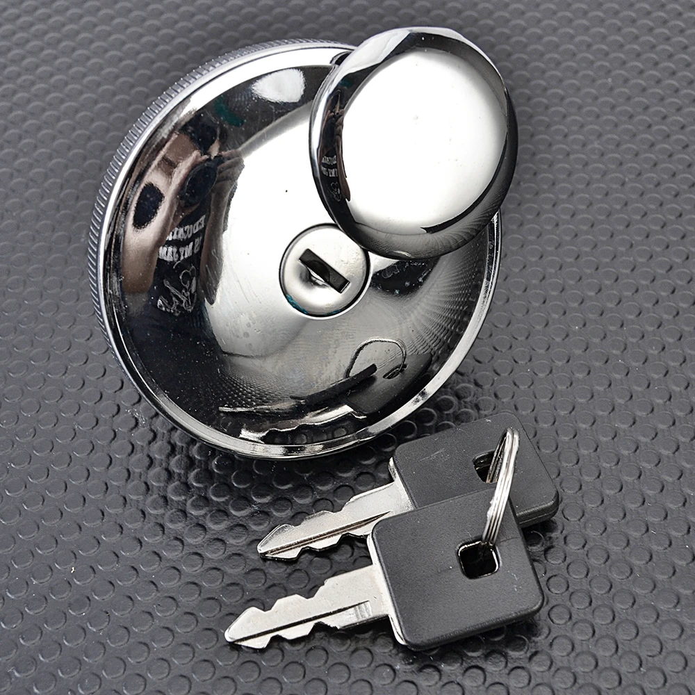 61272-92C Fuel Gas Tank Cap Cover with Key For Harley Davidson XL1200C ...