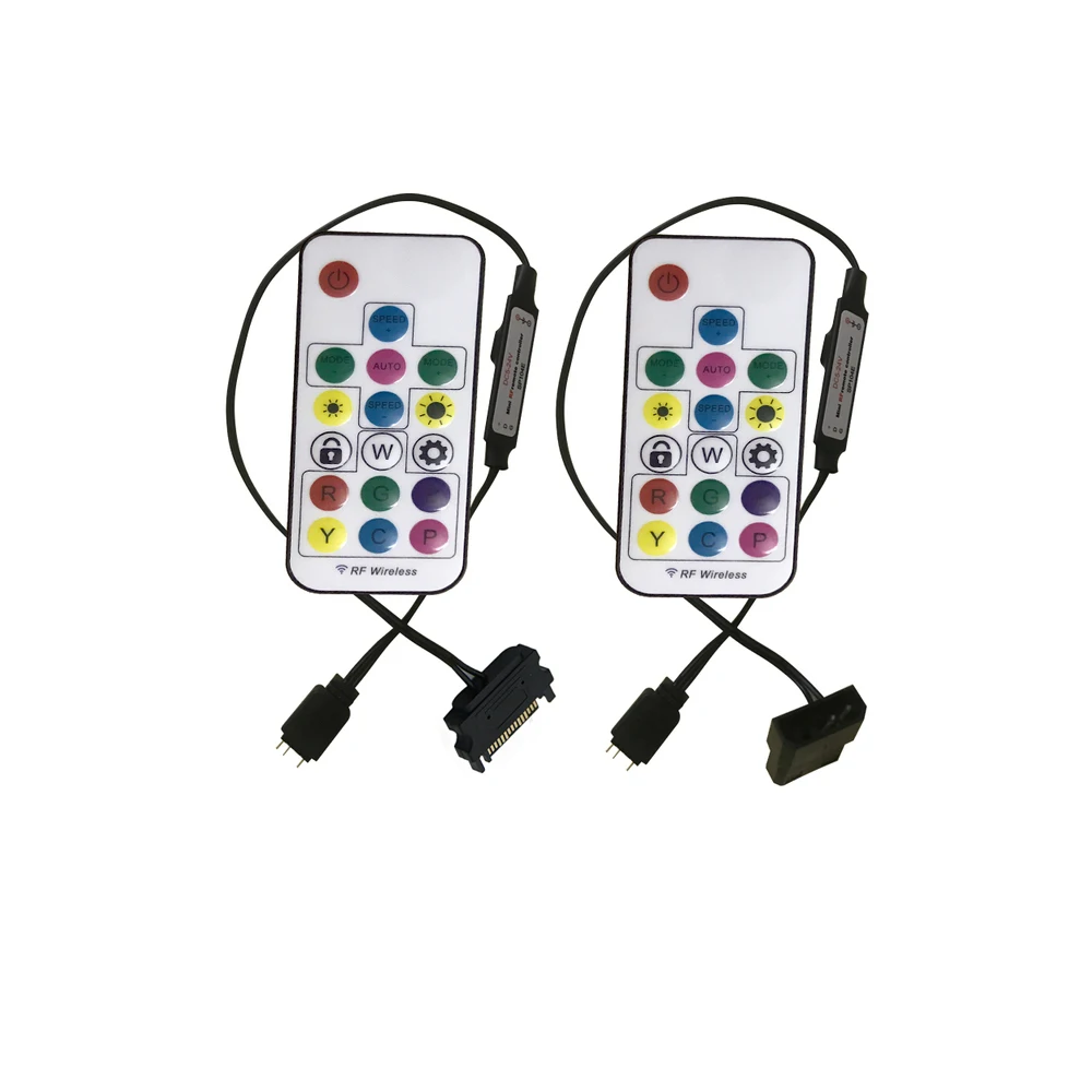 Led 5v 12v Light Controller Argb 3pin Rgb 4pin Controllere Sata Molex ...