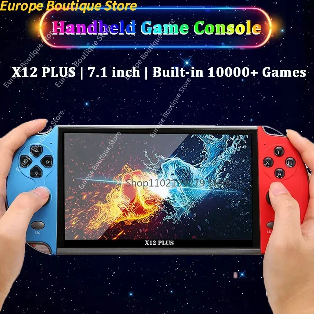 Consola de videojuegos portátil X7/X7 Plus/X12/X12 Plus, reproductor de ...
