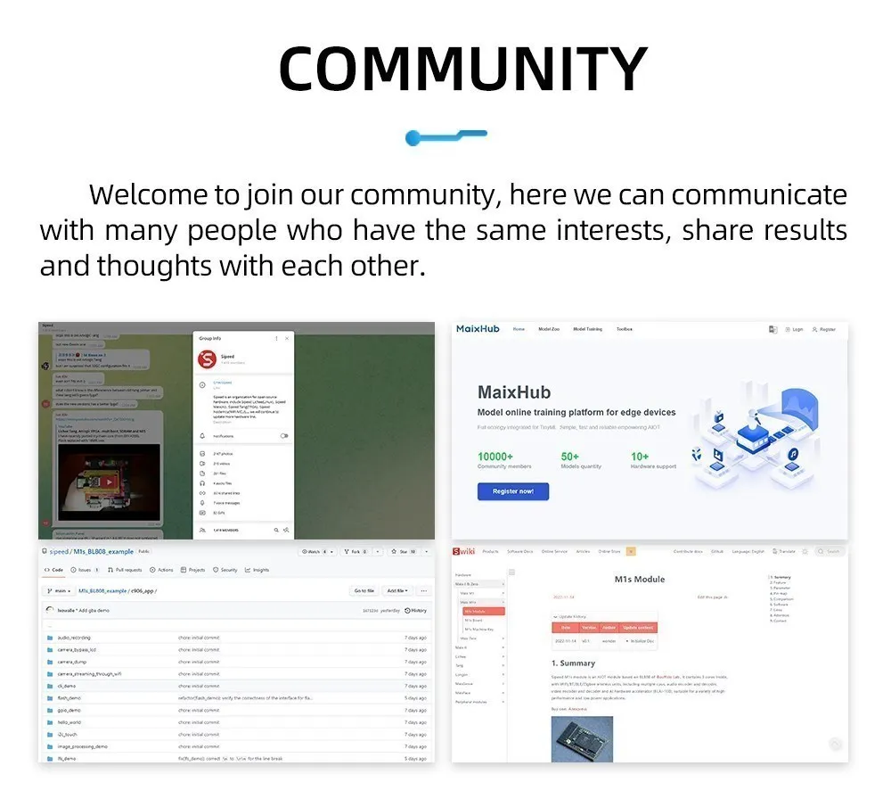 Placa De Desenvolvimento Inteligente Artificial Sipeed M1s Dock Ai Plus Iot Tinyml Risc-v Linux