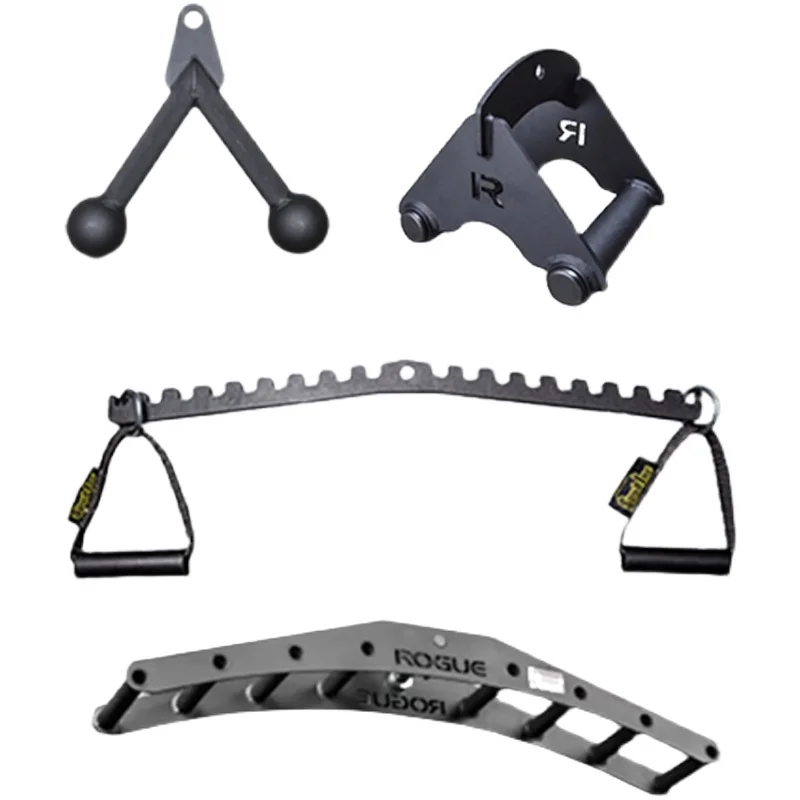 Adjustable-LAT-Pull-Down-Bar-DIY-Pully-Cable-Machine-Attachment-Fitness ...