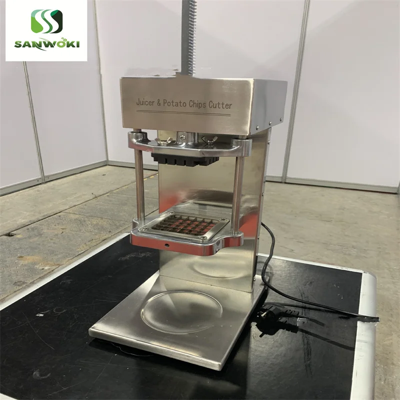 Electric fries cutter machine 110/220V Juicer Potato Chips Cutter ...