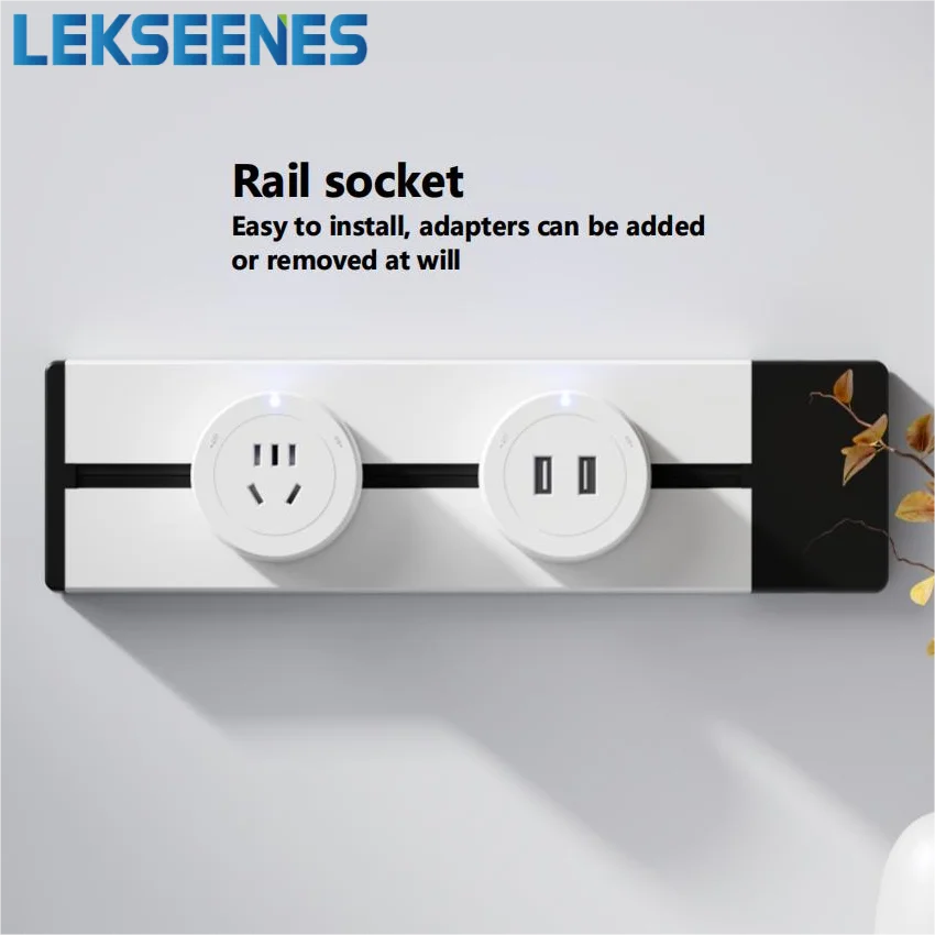 LEKSEENES-Embedded-movable-slide-socket-track-insertion-kitchen ...
