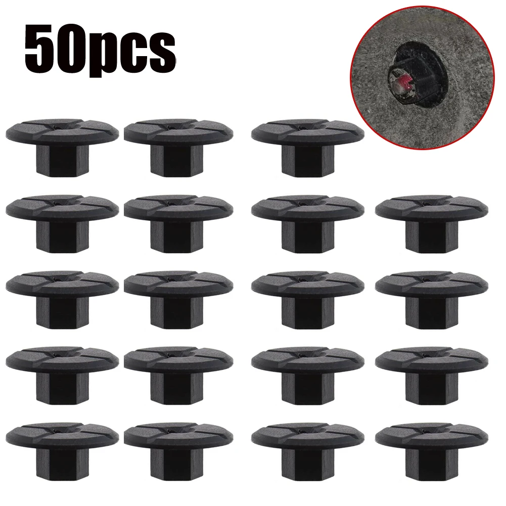 50pcs-Unthreaded-Plastic-Nut-Clips-For-Mercedes-For-BMW-2019900050 ...
