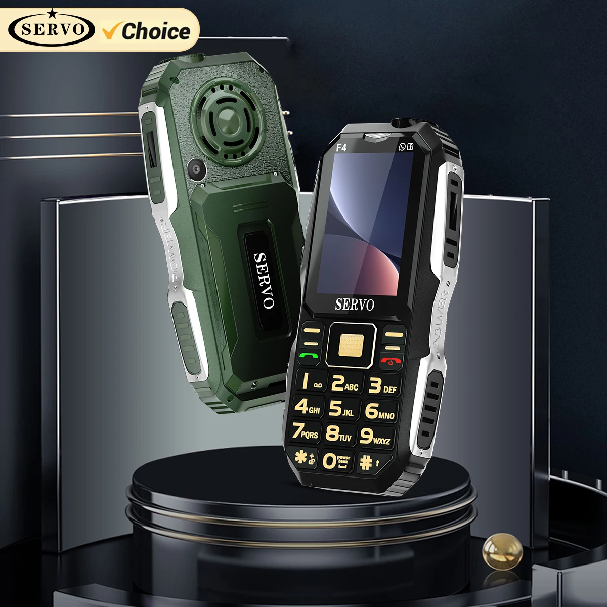 SERVO-F4-3-SIM-Card-Rugged-Cellphone-Magic-Voice-Auto-Record-Call ...