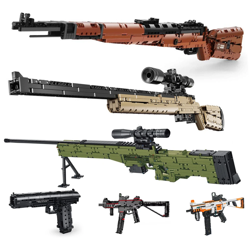 18-types-WW2-Weapons-Series-Mauser-98K-sniper-rifle-MP5-UMP45-AK47 ...