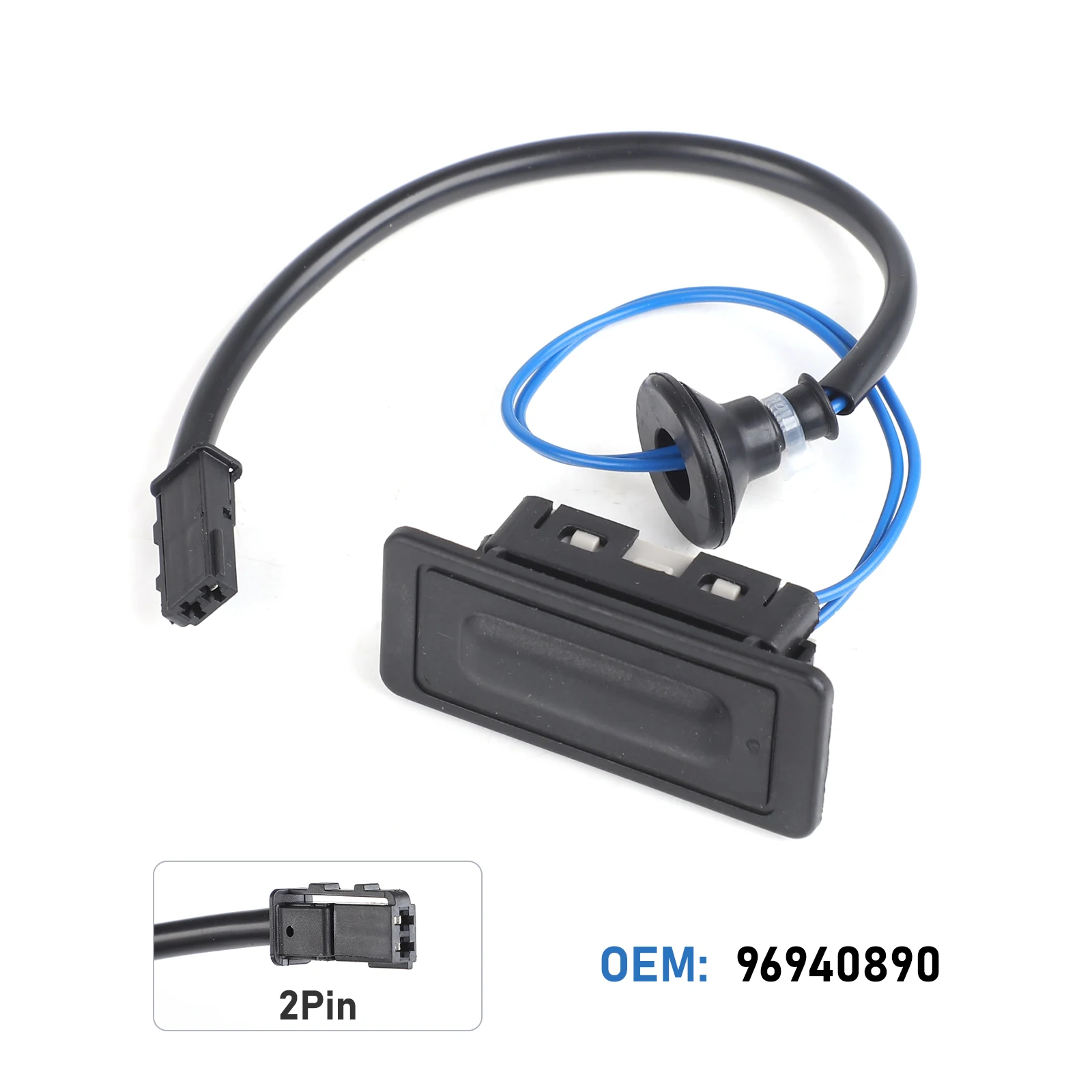 96940890 Black ABS Case Opening Switch Tailgate Release Button Trunk ...