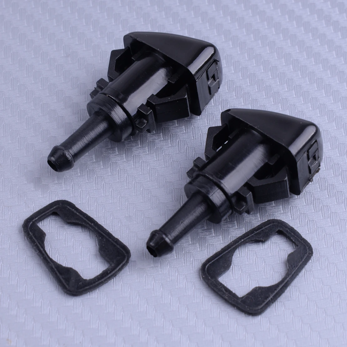 Black Car Front Windshield Washer Nozzle Sprayer Jet Fit For Jeep ...