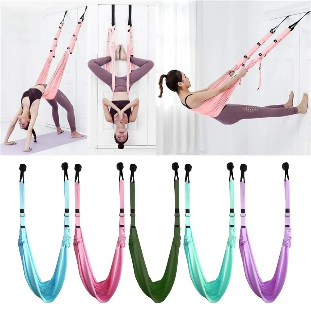 Yoga Stretch Rope Reusable High Elasticity Aerial Swing Rope Beginner ...