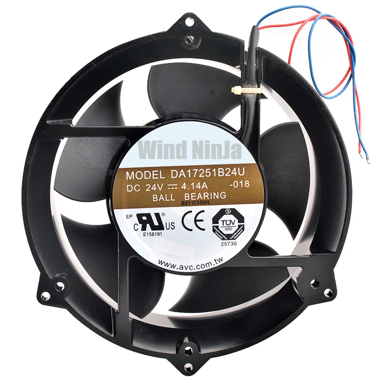 DA17251B24U-17-2cm-172mm-fan-172x172x51mm-DC24V-4-14A-High-speed-axial ...