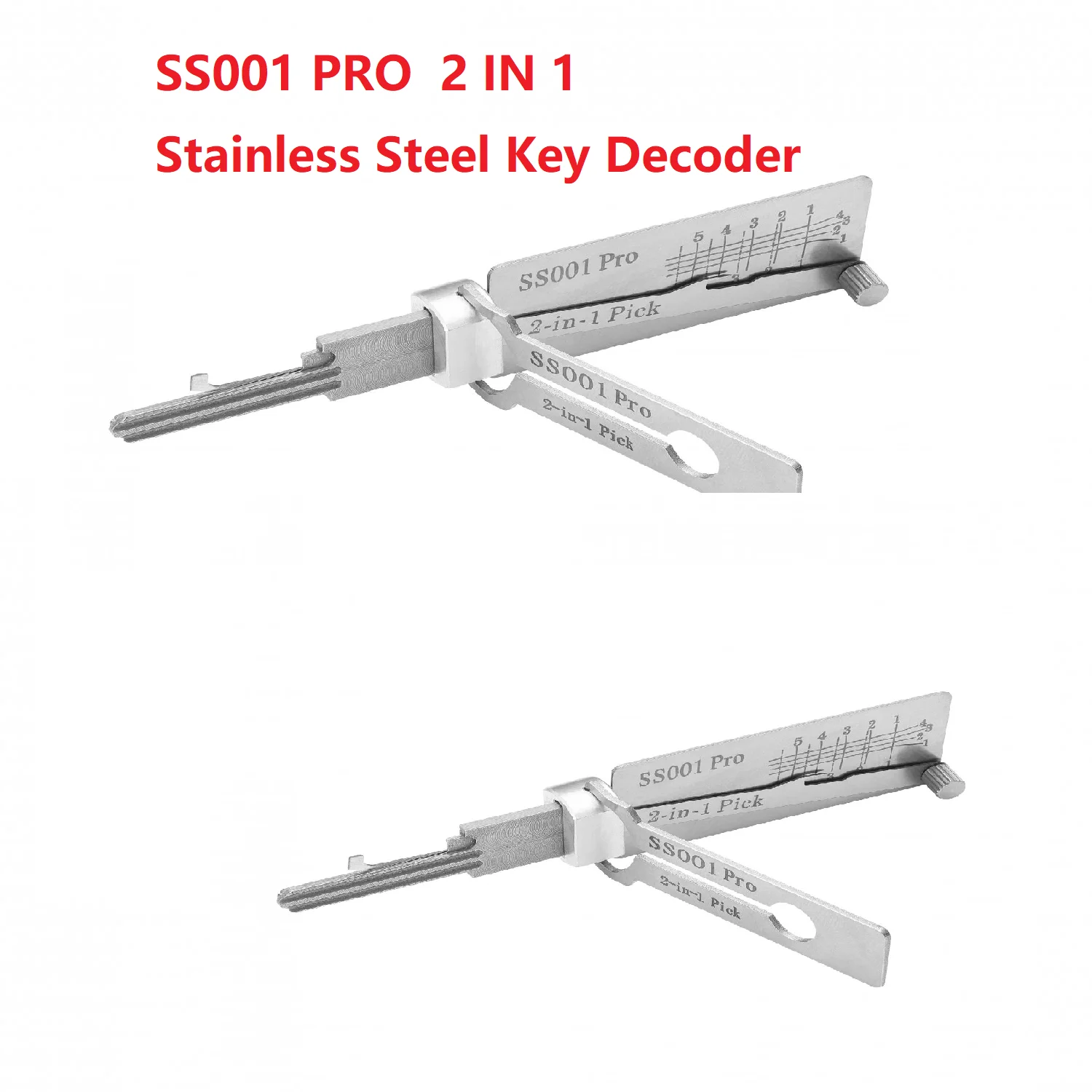 Key Decoder SS001Pro Stainless Steel Key Decoder SS001Pro 2-in-1 ...