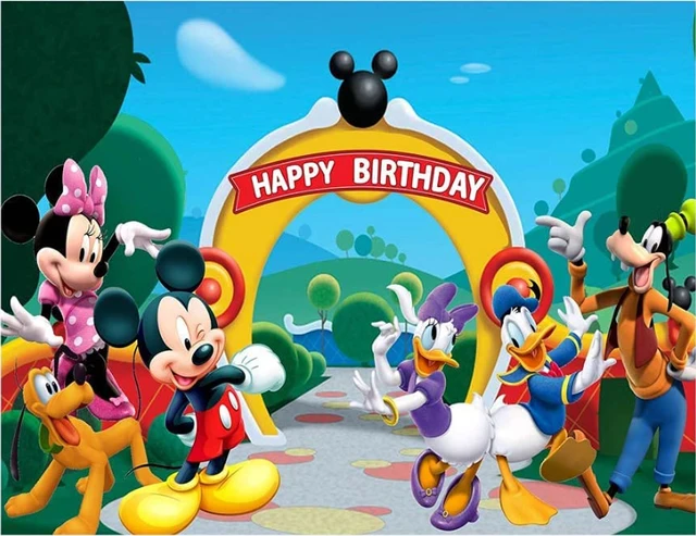 Mickey Mouse Clubhouse Birthday Background
