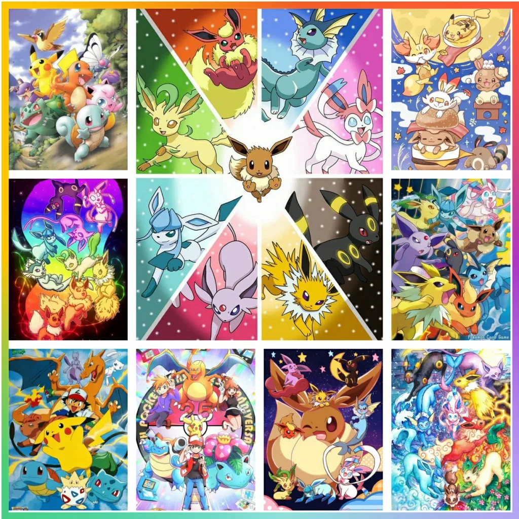 Pokemon-Anime-Japanese-Diamond-Painting-Mosaic-Embroidery-Cross-Stitch ...