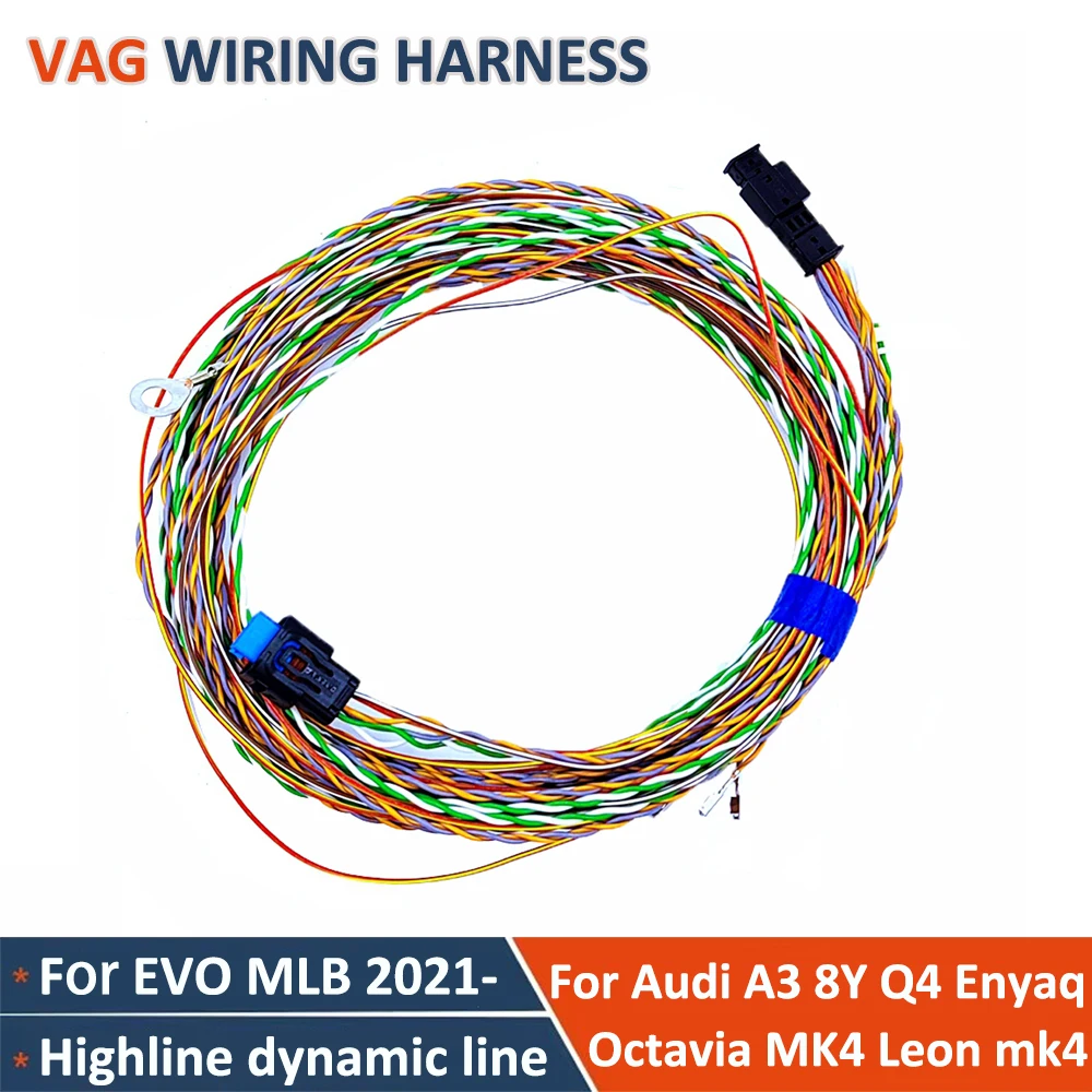 For Audi A3 8Y Octavia MK4 Leon MK4 Reversing Camera RVC Wiring Harness ...