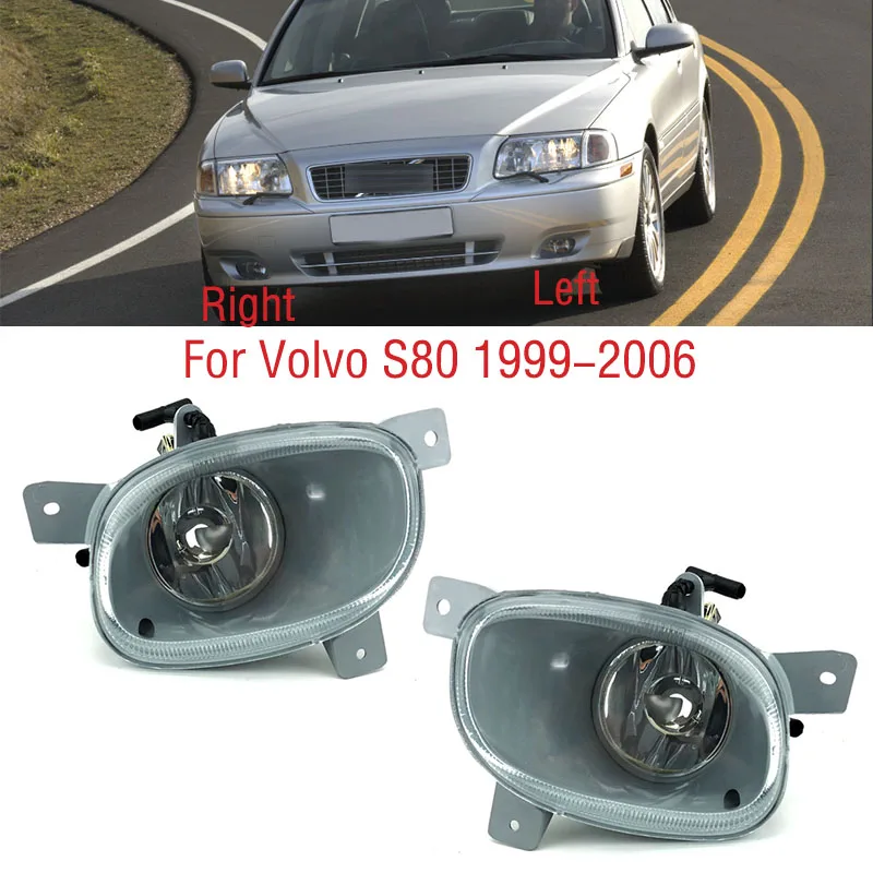 For-Volvo-S80-1999-2000-2001-2002-2003-2004-2005-2006-Car-Front-Bumper ...