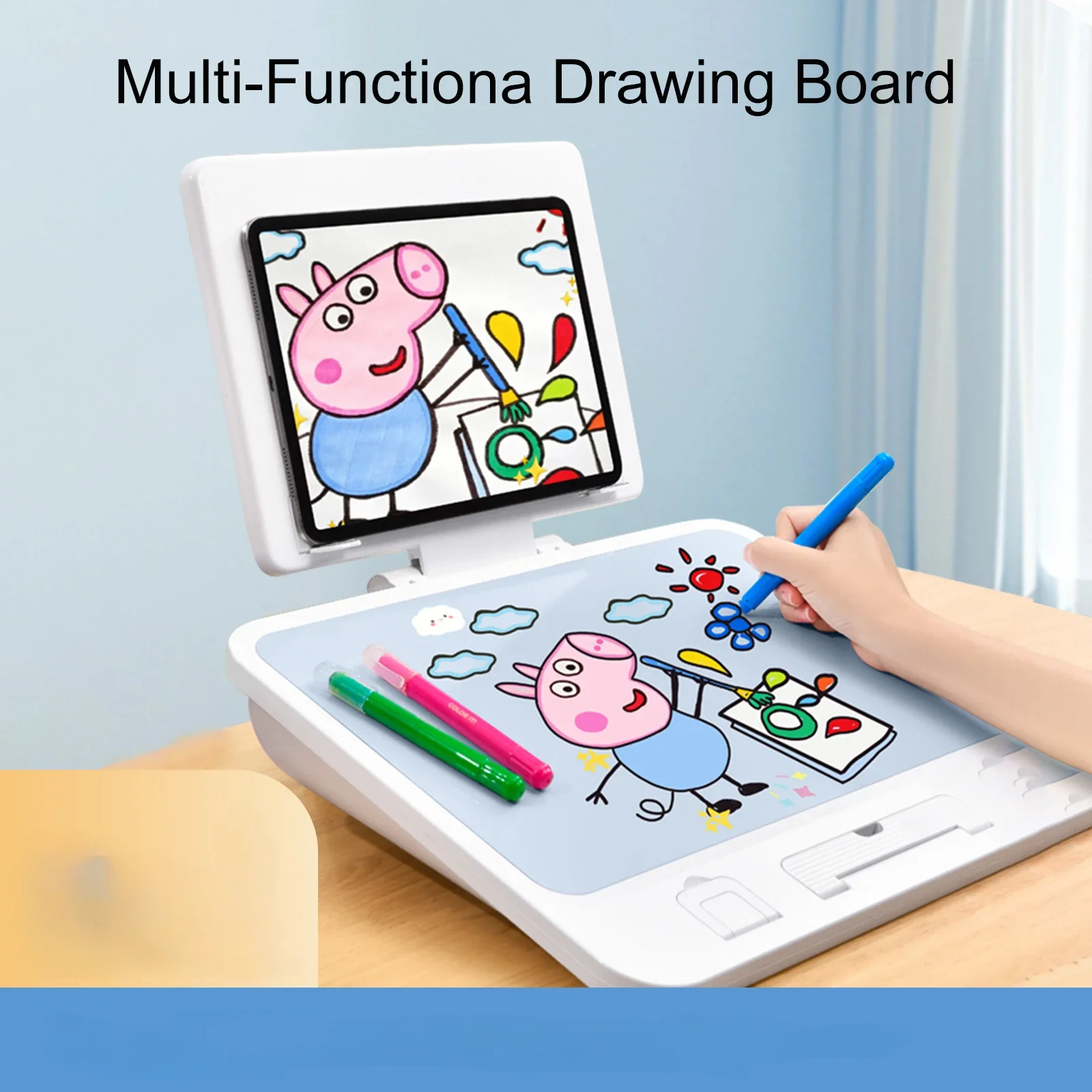 Oatsbasf-Adjustable-Laptop-Table-Notebook-Support-Holder-Dual-layer ...