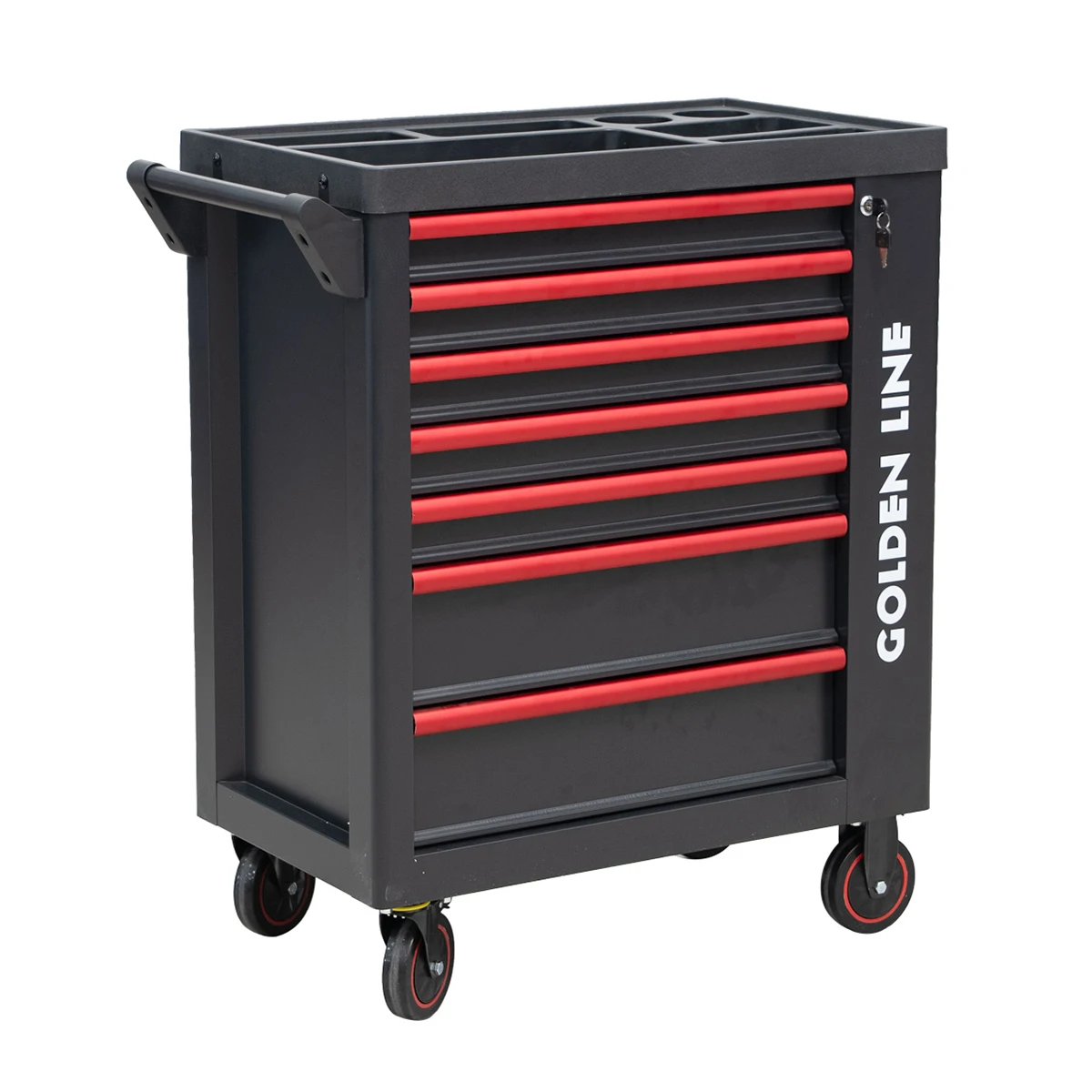 Roller Trolley Cabinet Chest Garage Workshop Tool Box for Car Repair ...