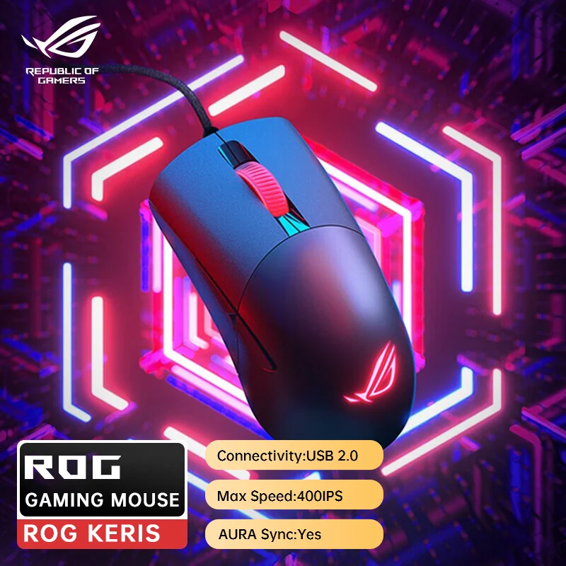 ASUS ROG Keris Original Optical Aura Sync RGB Iluminação Gaming USB Com ...