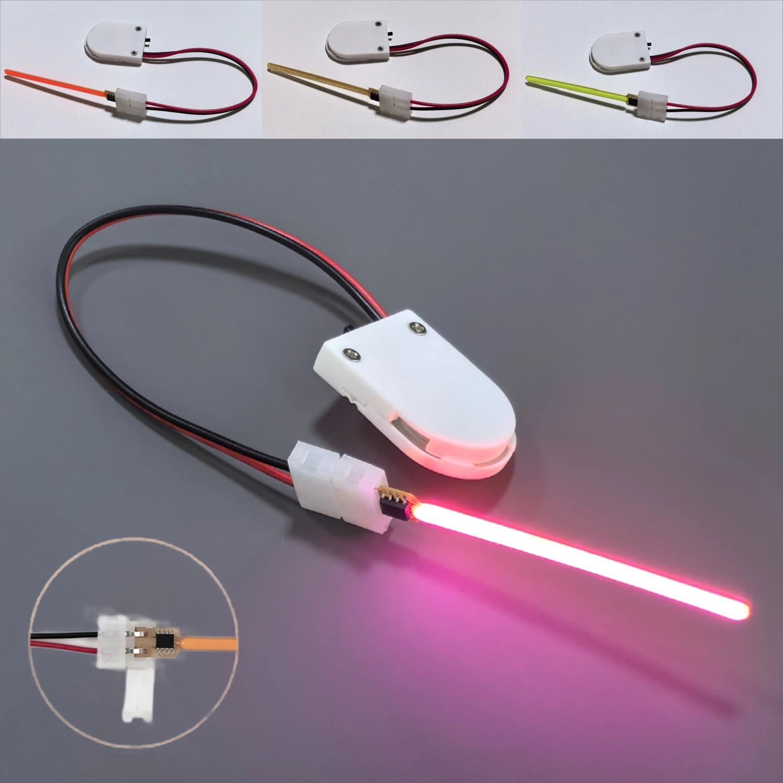 3V Cob 40mm 59mm 70mm Meteor Shower Flowing Water Lamp Led Filament ...