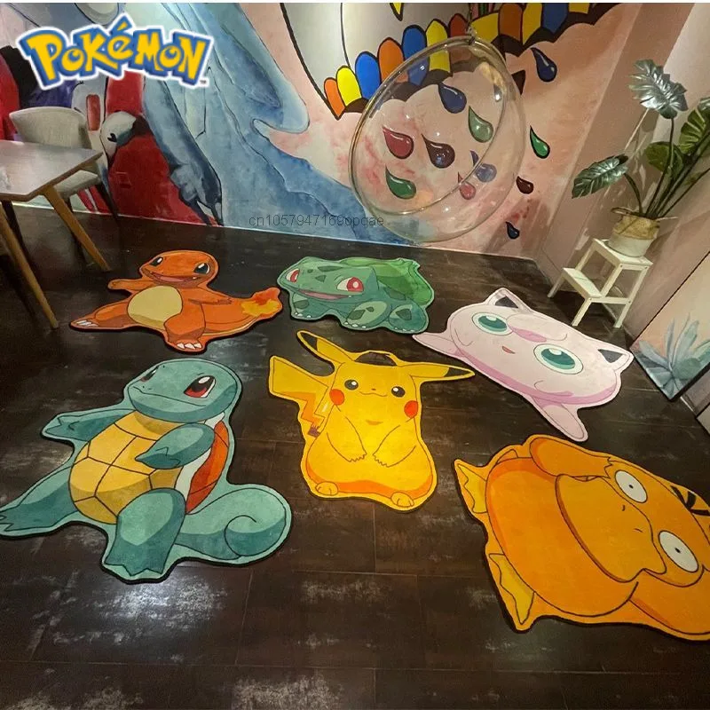 120cm Pokemon Pikachu Psyduck Gengar Carpet Anime Home Imitation ...