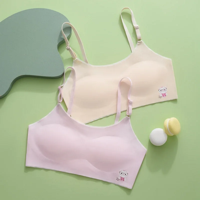 Girl-Training-Bra-Underwear-Solid-Color-Kids-Underwear-Children-Bra ...
