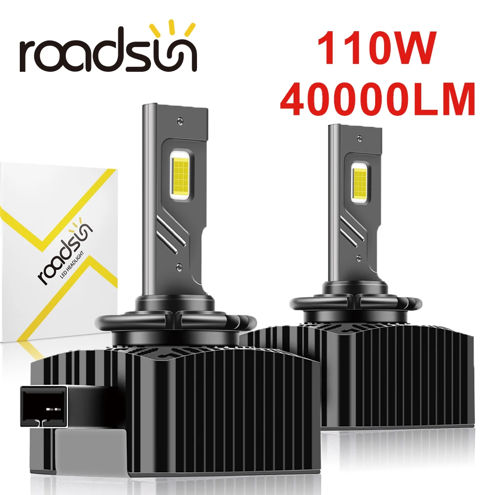 D1s Led Headlight Canbus 40000lm 110w D3s D2s D4s D5s Auto Bulbs 1:1 Xenon Car Light D1r D4r D2r ...
