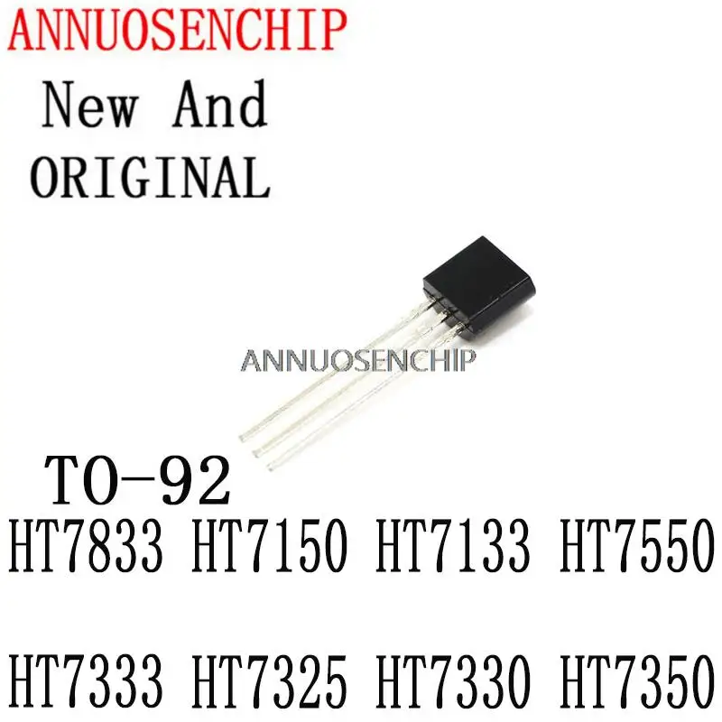 Uds nuevo y Original TO-92, HT7333-1, HT7833A, HT7833, HT7150, HT7133, HT7550, HT7333, HT7325 ...