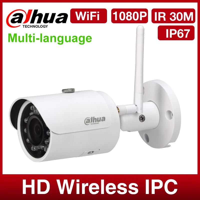 Dahua-WiFi-1080P-2MP-3MP-Network-Bullet-Camera-Wireless-Home-Outdoor ...
