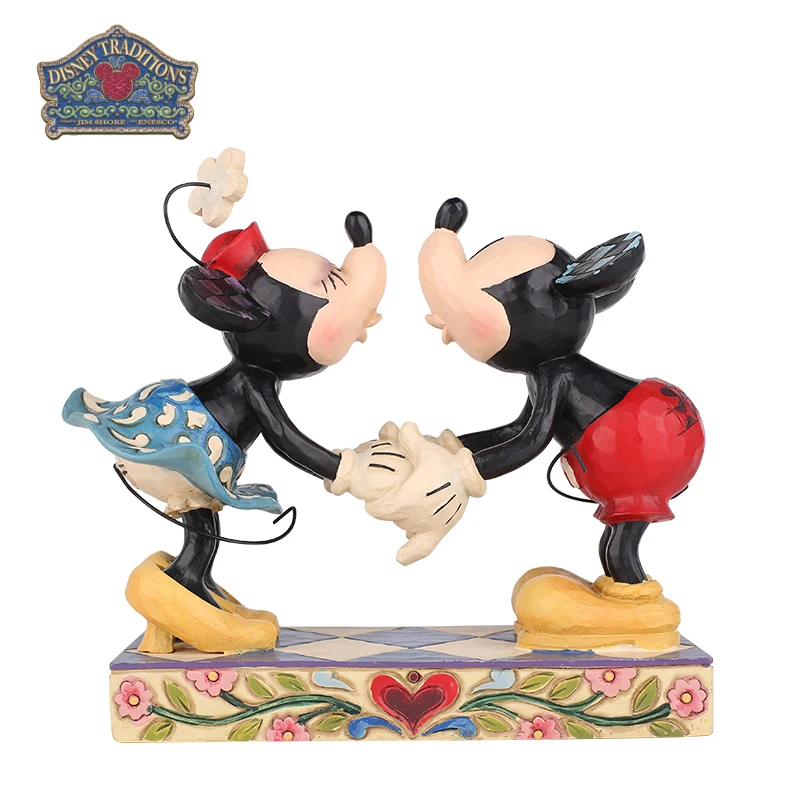 Disney Mickey Mouse Kisses Minnie Mouse Action Figure Valentine's Day ...